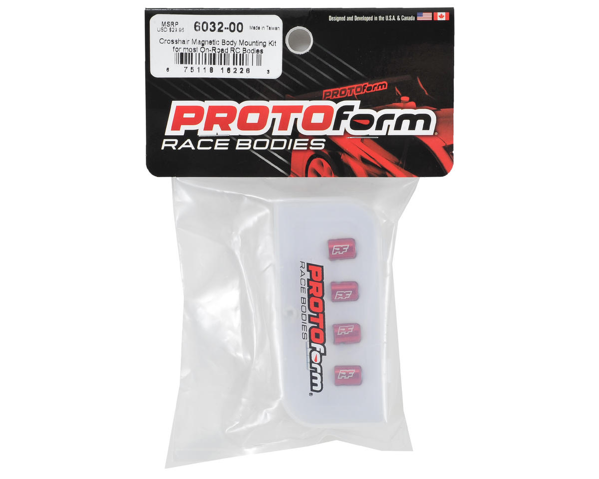 Protoform 6032-00 Crosshair Magnetic Body Mounting Kit – Island Hobby Nut