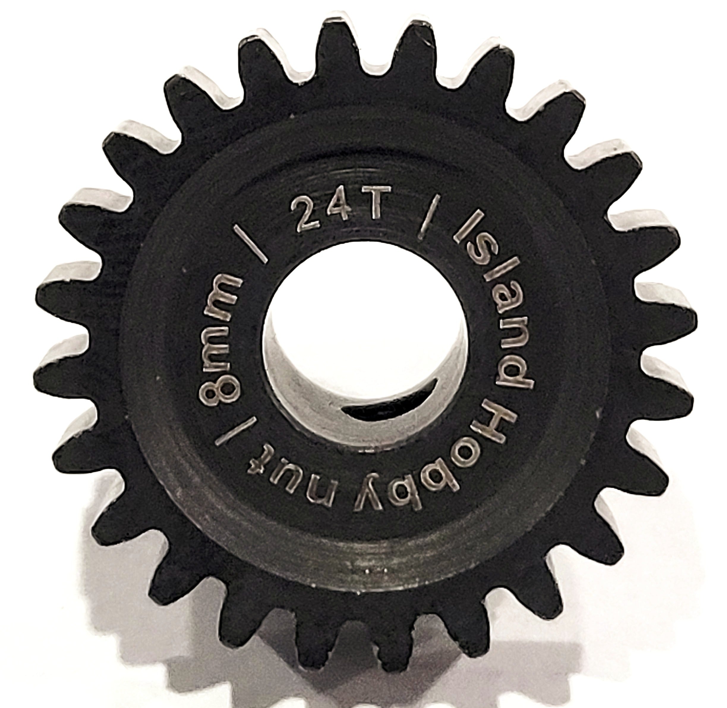 IslandHobbyNut 24T 8MM MOD -1 Pinion Gear HARDENED STEEL – Island Hobby Nut