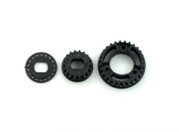 SERPENT 903505 Pulley-set front (2) – Island Hobby Nut