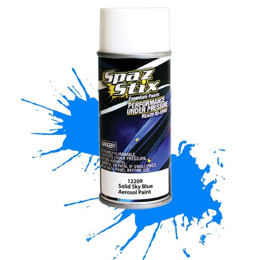 Spaz Stix 12209 Solid Sky Blue Aerosol Paint, 3.5oz Can – Island Hobby Nut